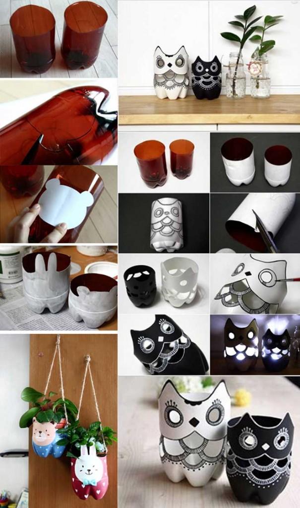 Como reciclar garrafa pet